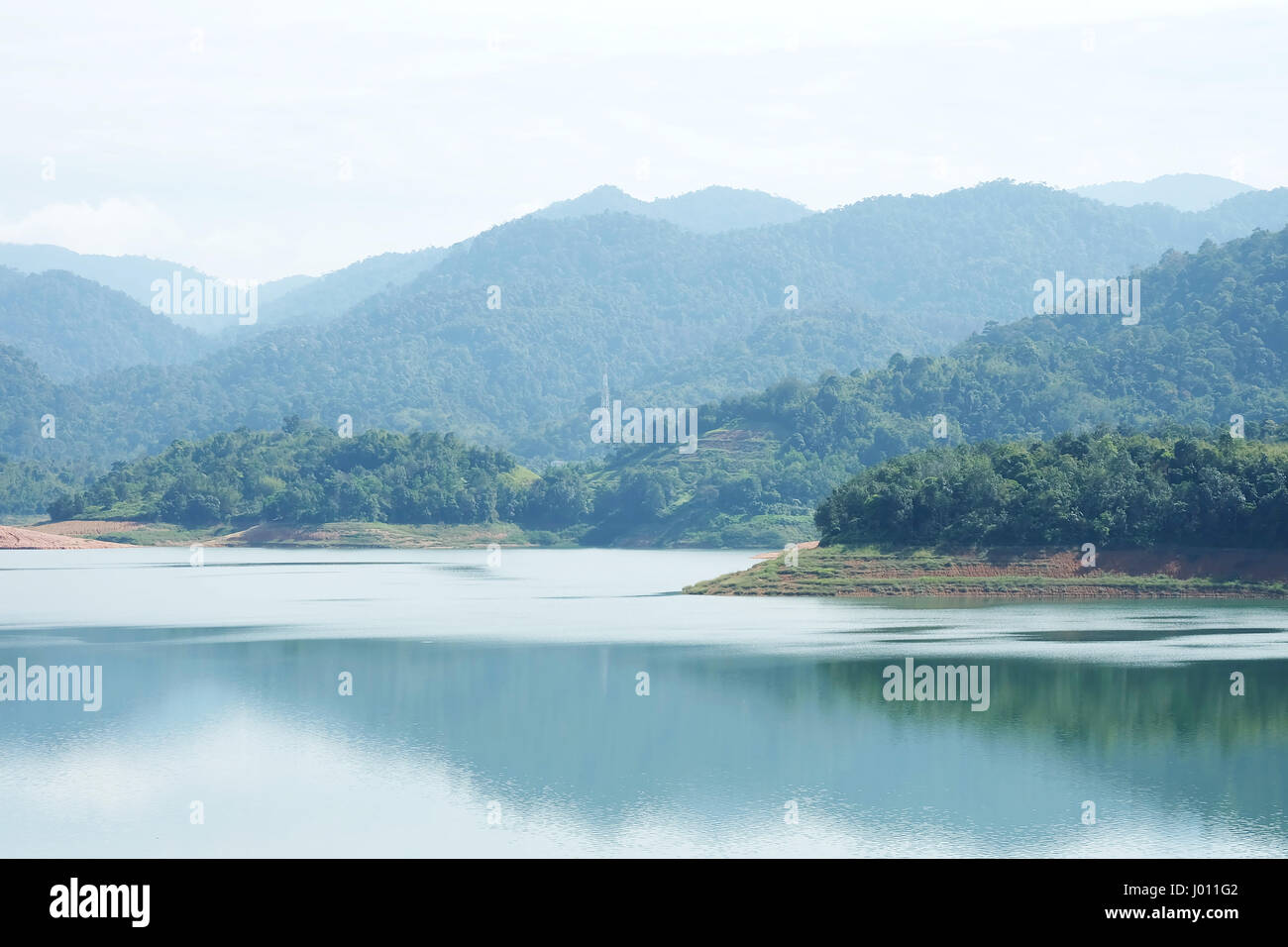 Scenic Shot of the Kuala Kubu Dam in Malaysia Stock Photo - Alamy