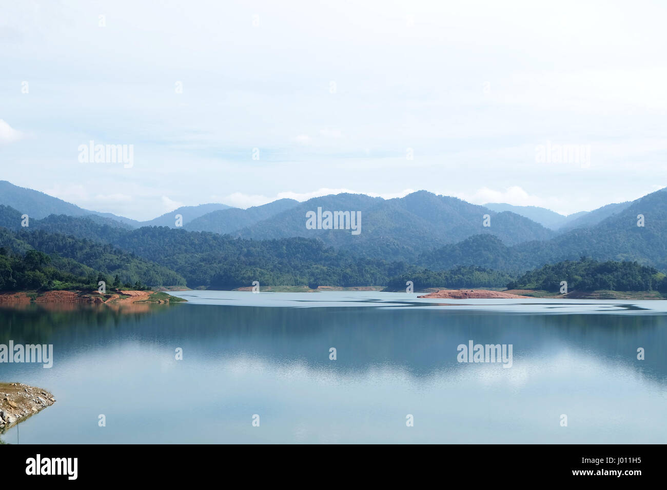 Scenic Shot of the Kuala Kubu Dam in Malaysia Stock Photo - Alamy