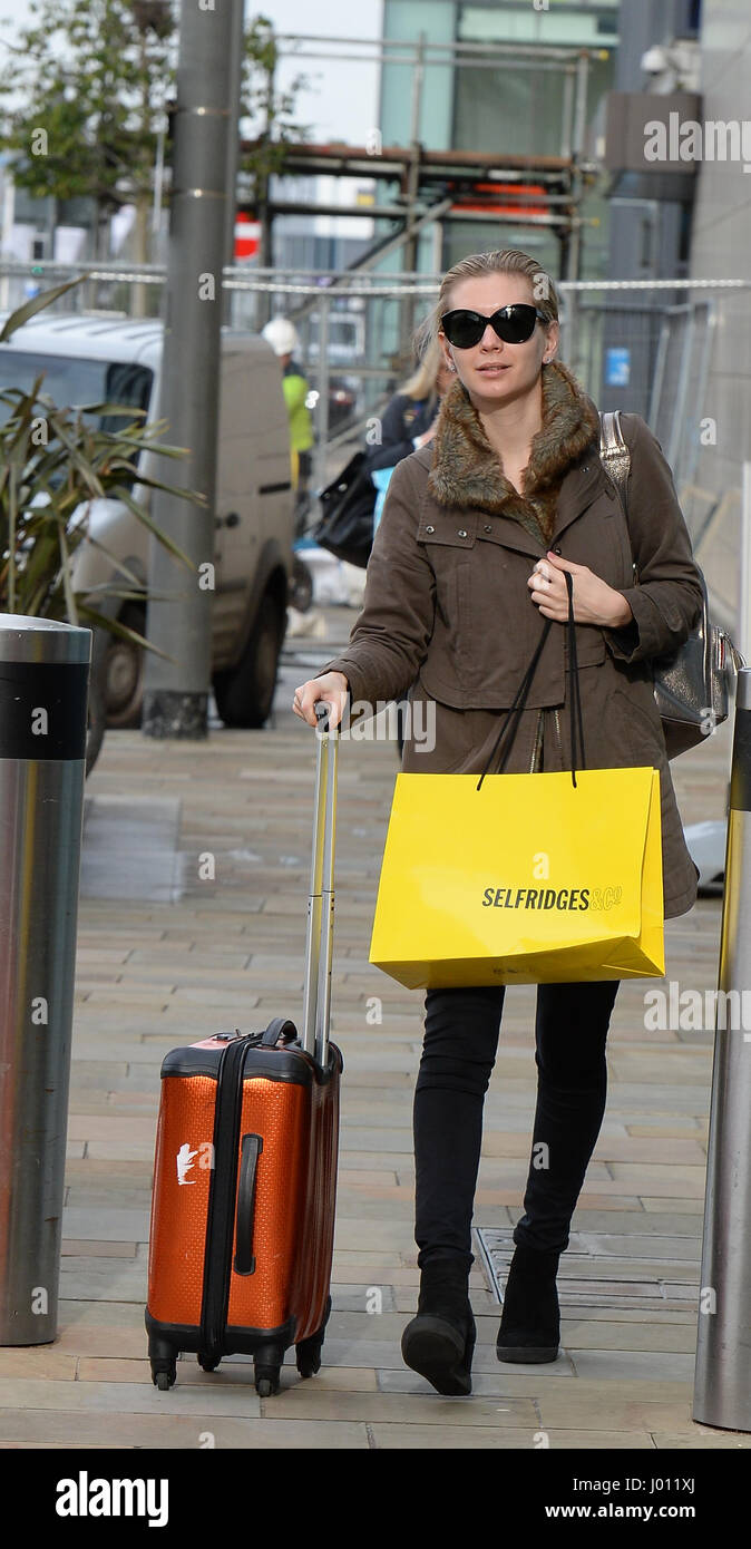 Countdown Presenter Rachel Riley arrives fresh faced and makeup free at ...