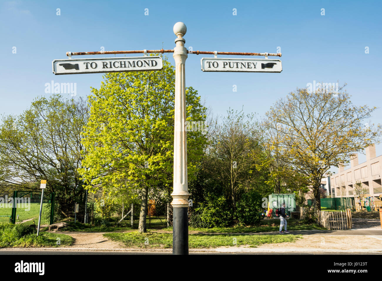 Victorian road sign hi-res stock photography and images - Alamy