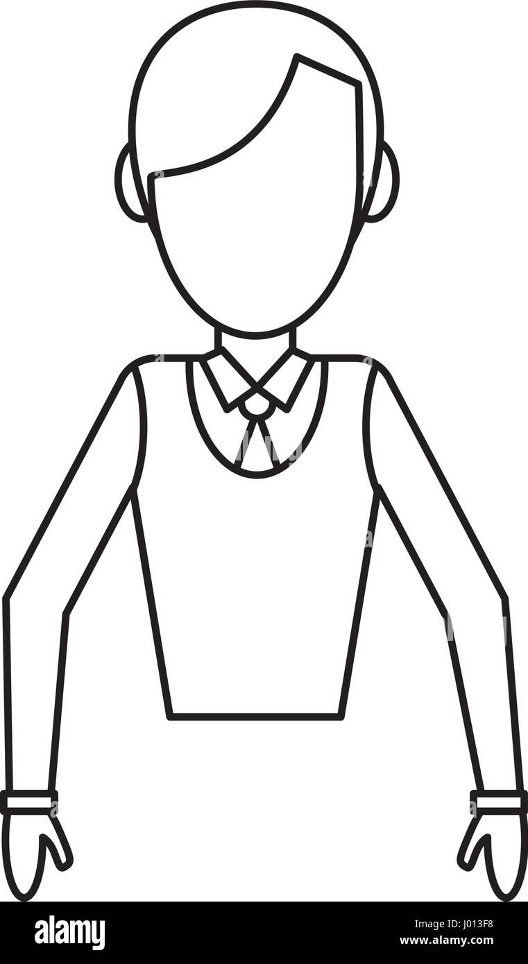 avatar male people outline Stock Vector Image & Art - Alamy