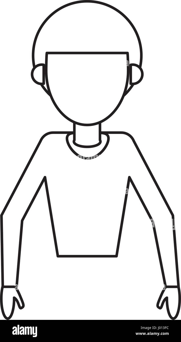 avatar male people outline Stock Vector Image & Art - Alamy