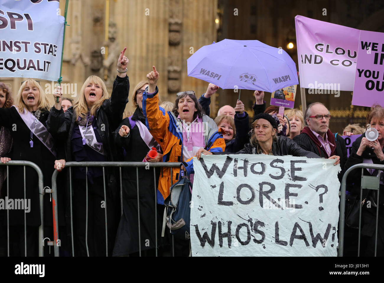 Hundreds of women from all over the UK hold protest opposite Parliament ...