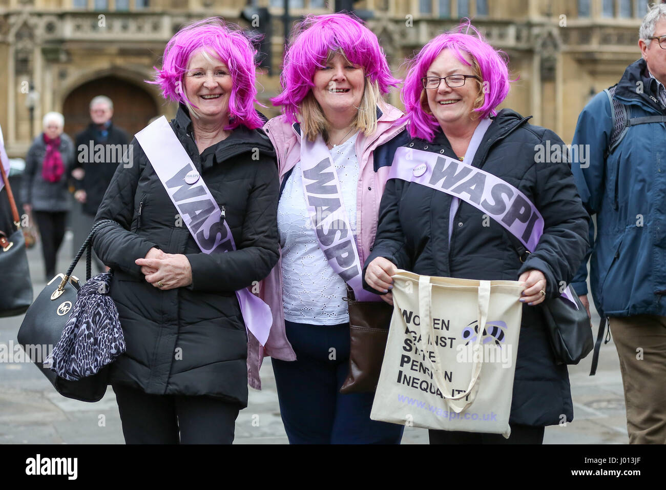 Hundreds of women from all over the UK hold protest opposite Parliament ...