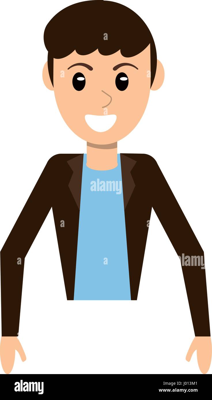 portrait man male character smile Stock Vector Image & Art - Alamy