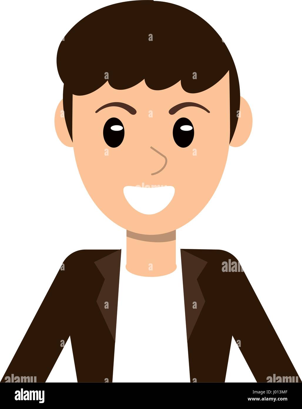 portrait man male character smile Stock Vector Image & Art - Alamy