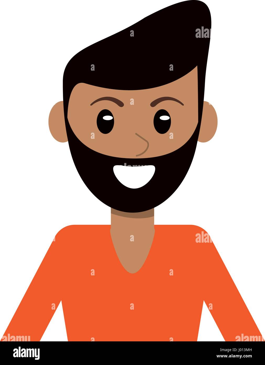 portrait man male character smile Stock Vector Image & Art - Alamy