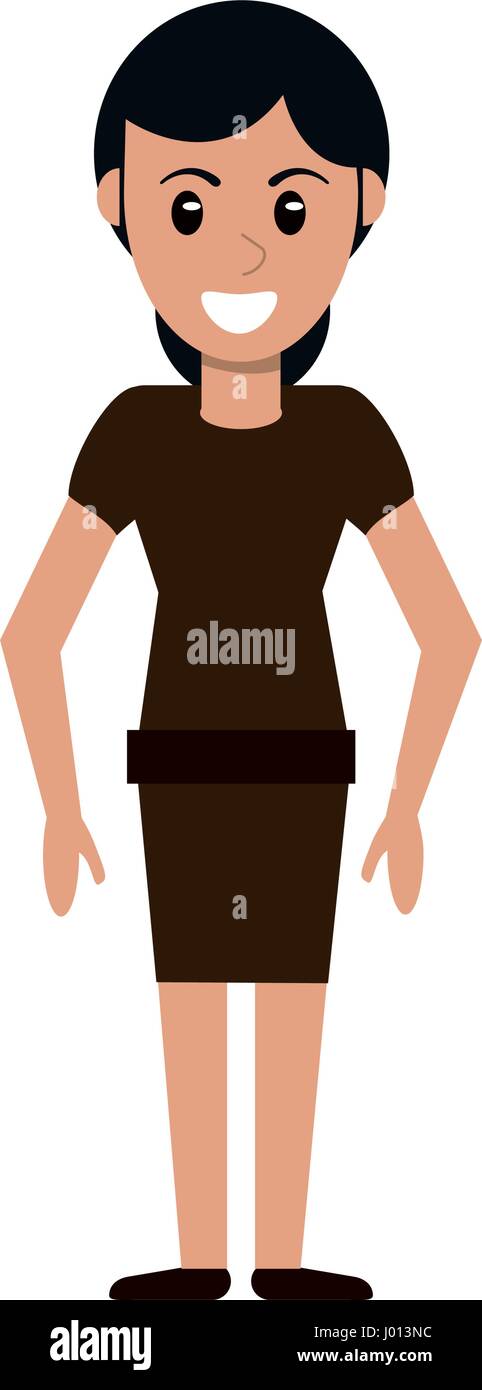 character woman female standing Stock Vector Image & Art - Alamy