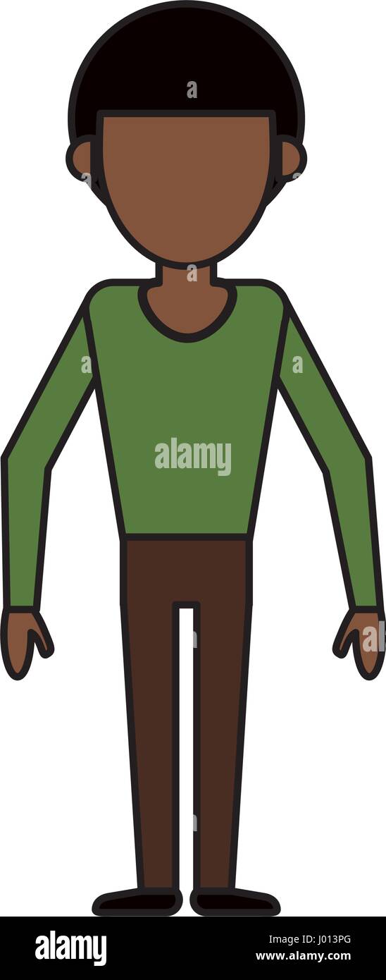cartoon man male stand design Stock Vector Image & Art - Alamy