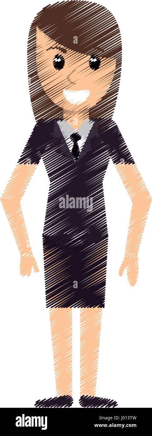 drawing woman lady character Stock Vector Image & Art - Alamy