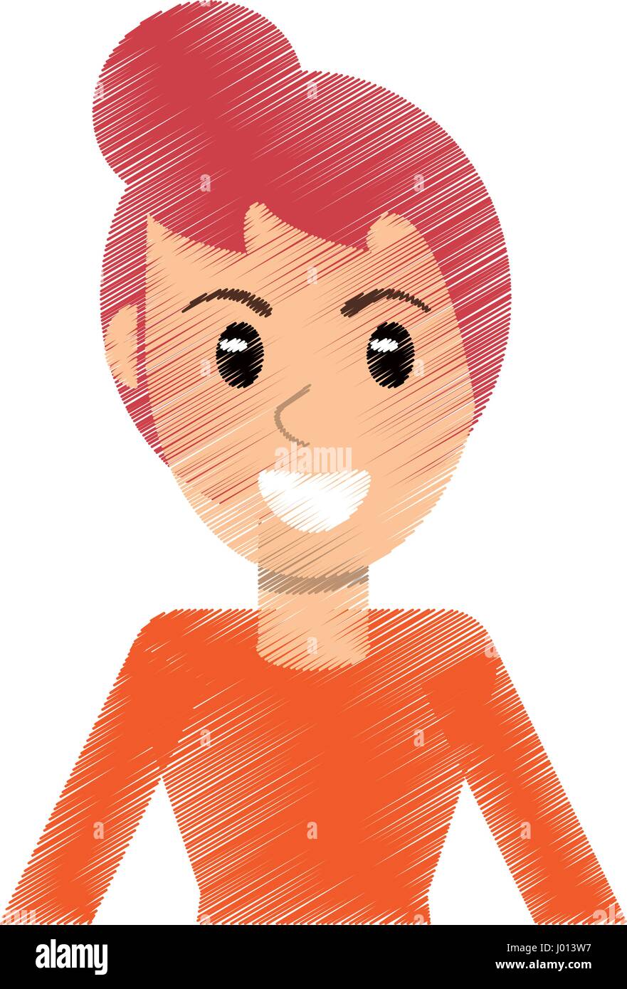 drawing woman lady character Stock Vector Image & Art - Alamy