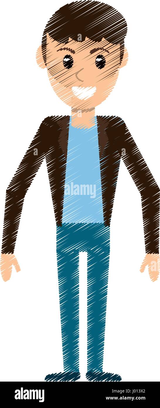 drawing man avatar standing smile Stock Vector Image & Art - Alamy