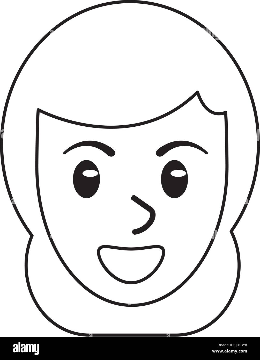 face female avatar outline Stock Vector Image & Art - Alamy