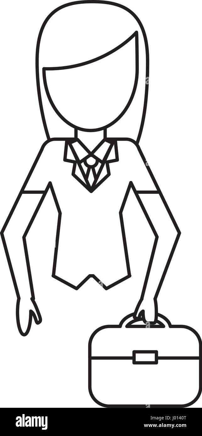 female woman avatar outline image Stock Vector Image & Art - Alamy