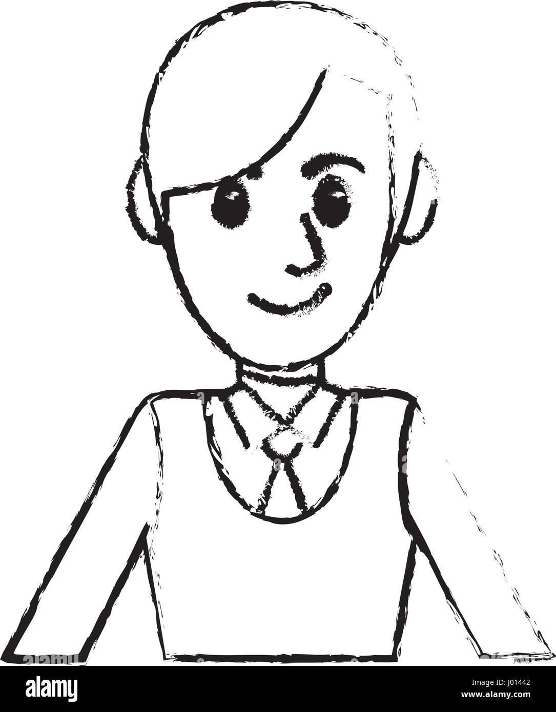 sketch man portrait cartoon image Stock Vector Image & Art - Alamy