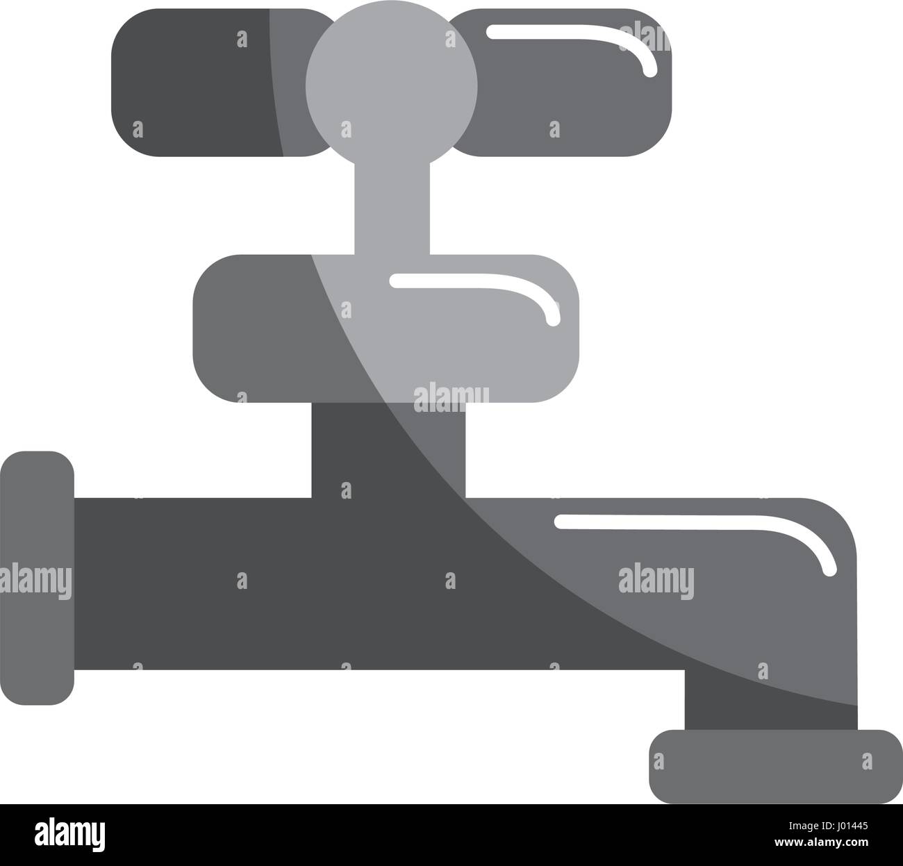 gray faucet closed to save water Stock Vector Image & Art - Alamy