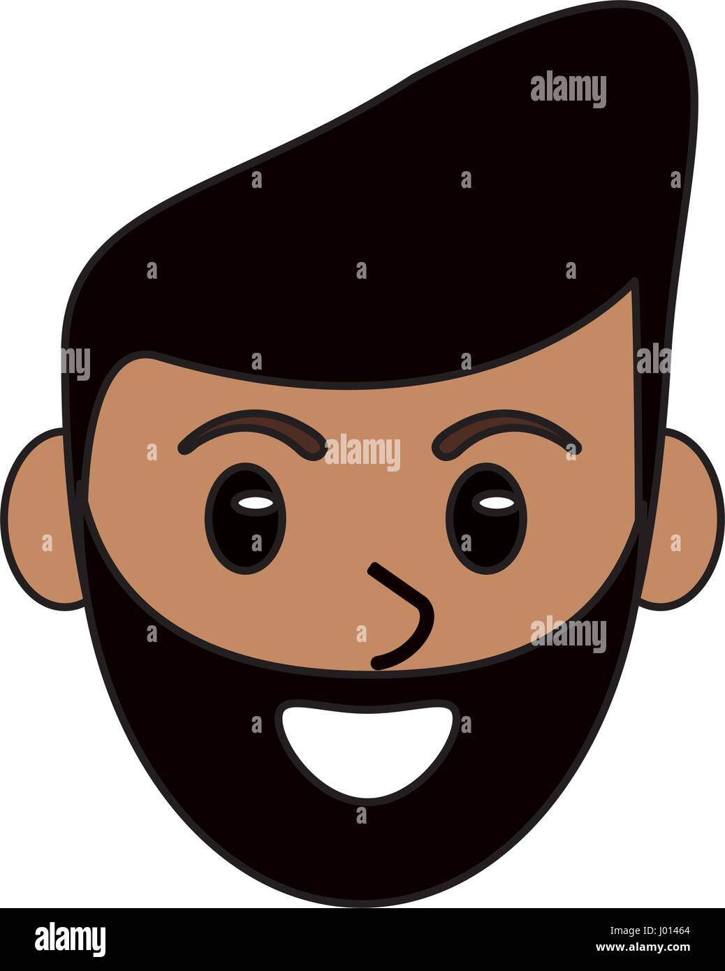 cartoon head face man male design Stock Vector Image & Art - Alamy