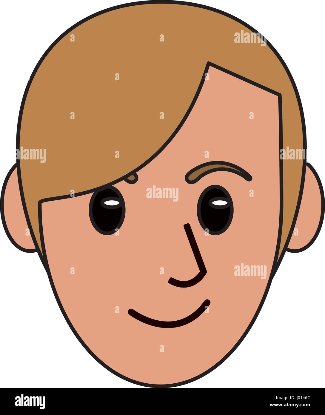 cartoon head face man male design Stock Vector Image & Art - Alamy