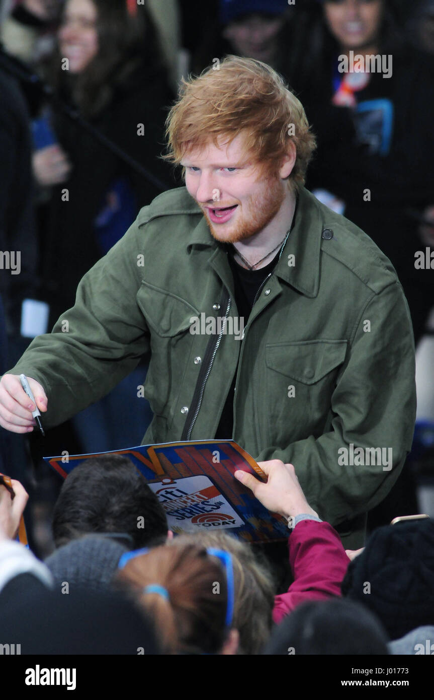 Ed Sheeran performing live on NBC's 'Today' show Featuring: Ed Sheeran ...