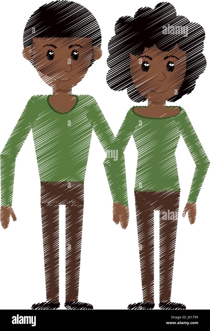 drawing couple people relationship Stock Vector Image & Art - Alamy
