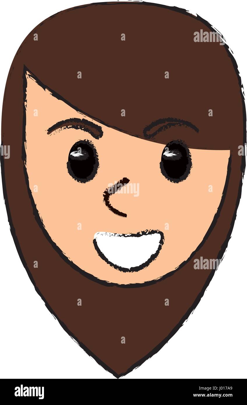 cartoon face female comic image Stock Vector Image & Art - Alamy