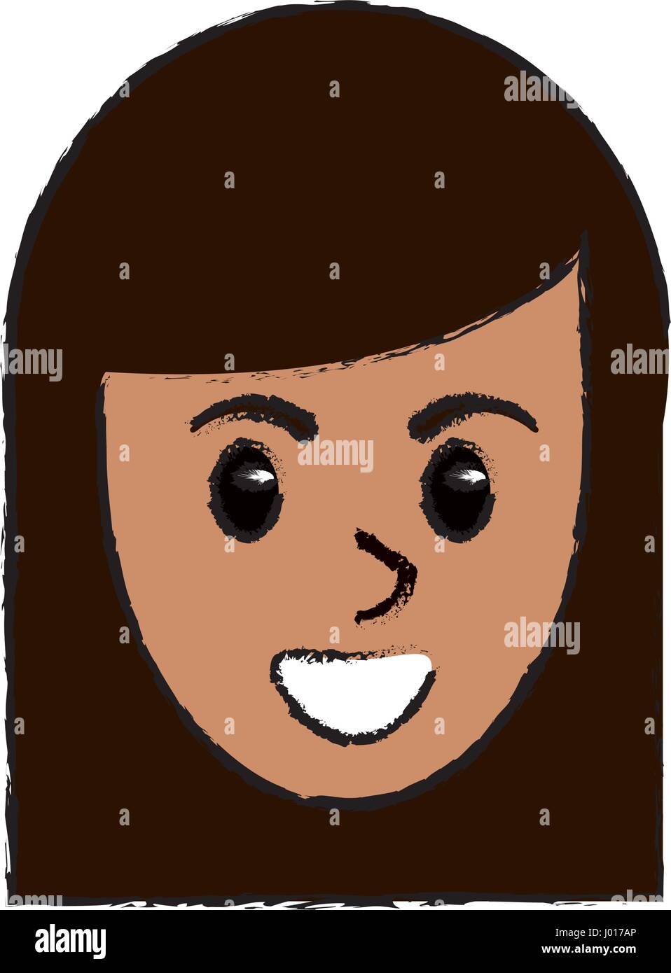 cartoon face female comic image Stock Vector Image & Art - Alamy