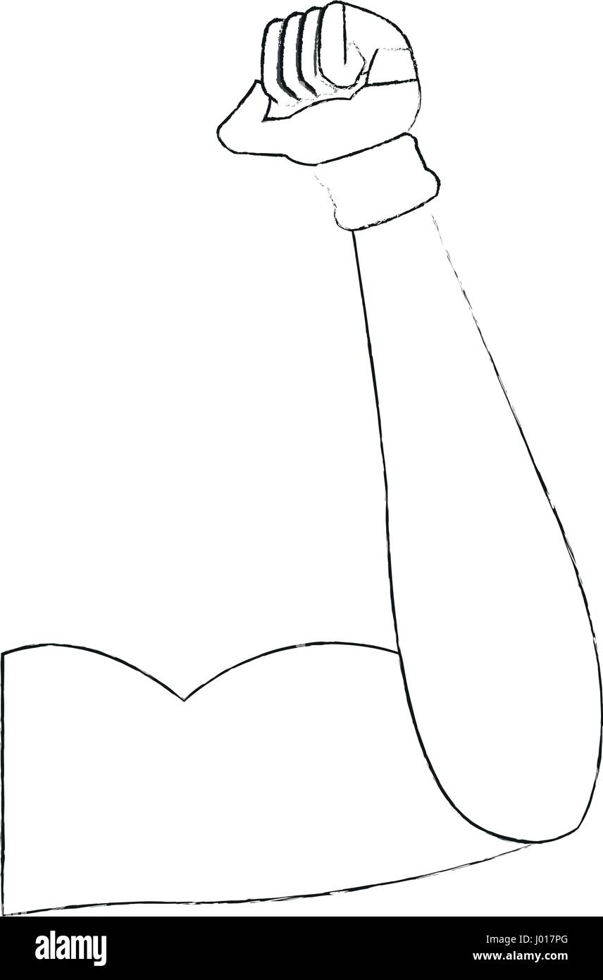 muscular arm flexing sport icon image Stock Vector Image & Art - Alamy