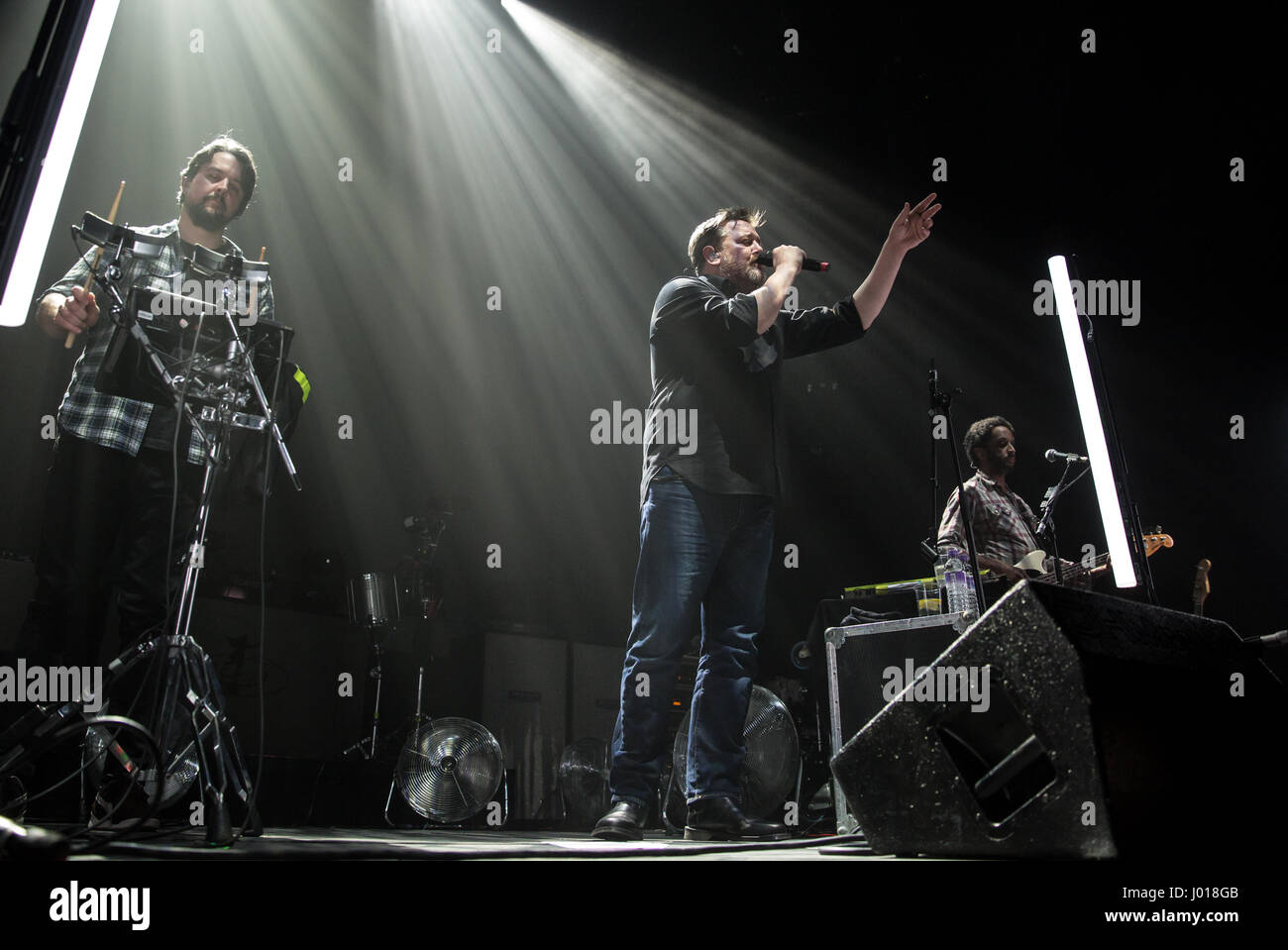 Elbow performing live in concert at the BIC in Bournemouth Featuring ...