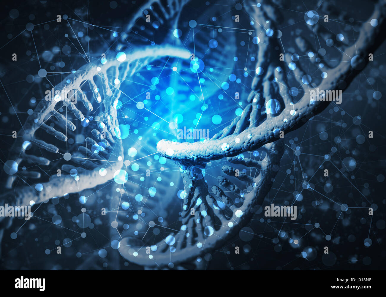 DNA molecules background Stock Photo - Alamy