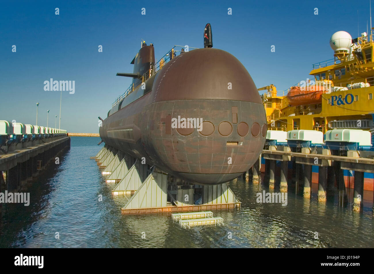 An Australian Navy Collins Class submarine, HMAS Rankin Stock Photo - Alamy