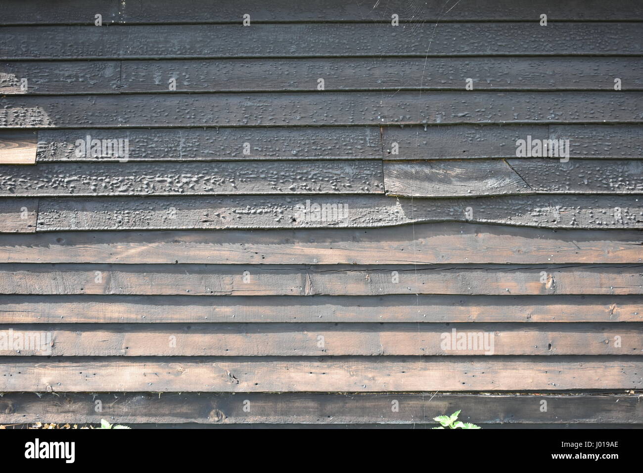 Old timber cladding on a barn Stock Photo - Alamy