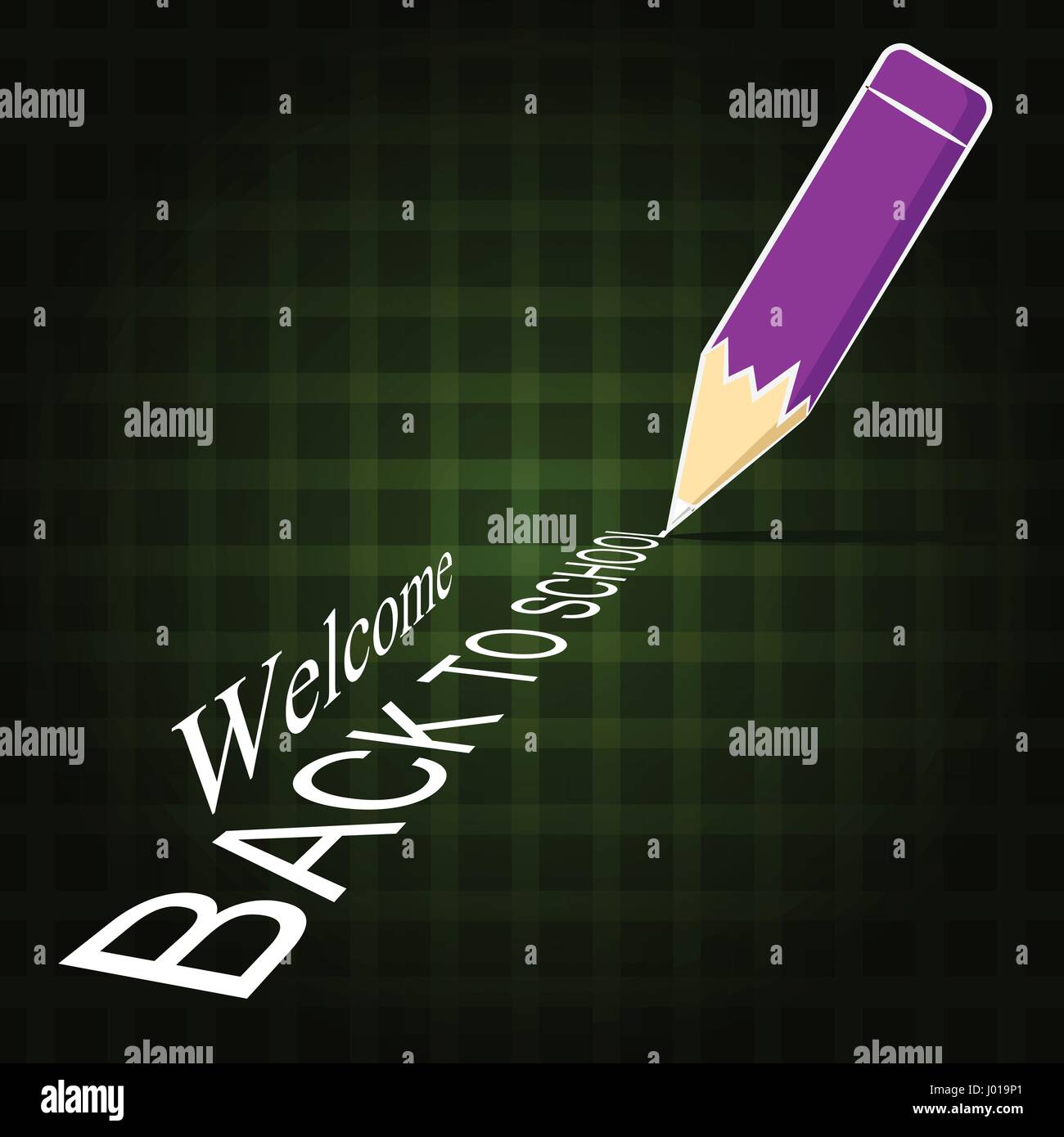 Back school on board Stock Vector Images - Alamy