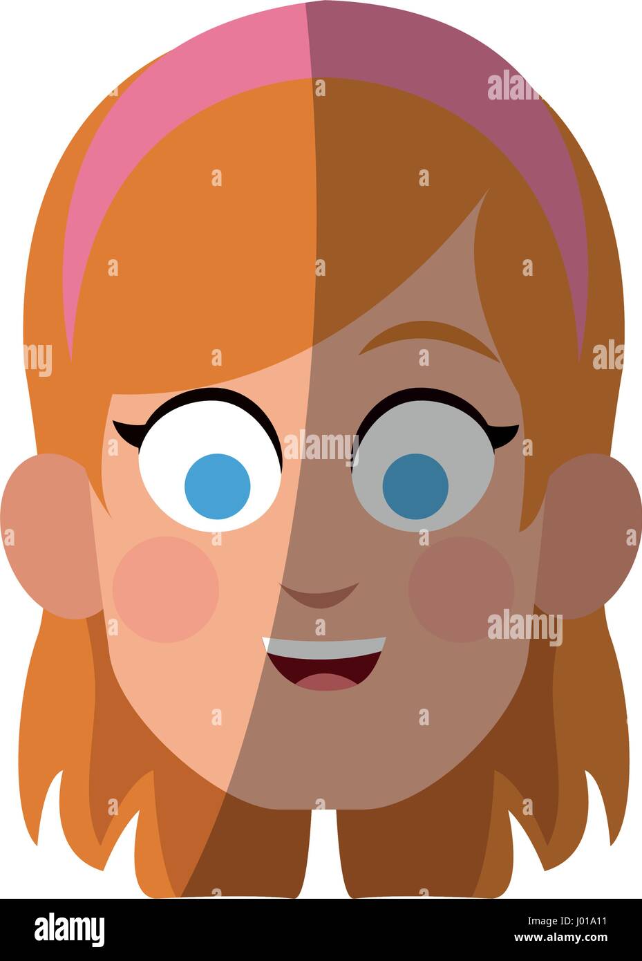 girl cartoon icon Stock Vector Image & Art - Alamy