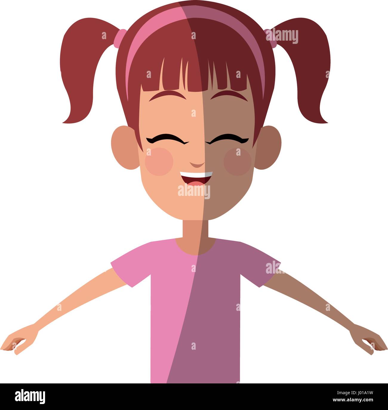 girl cartoon icon Stock Vector Image & Art - Alamy