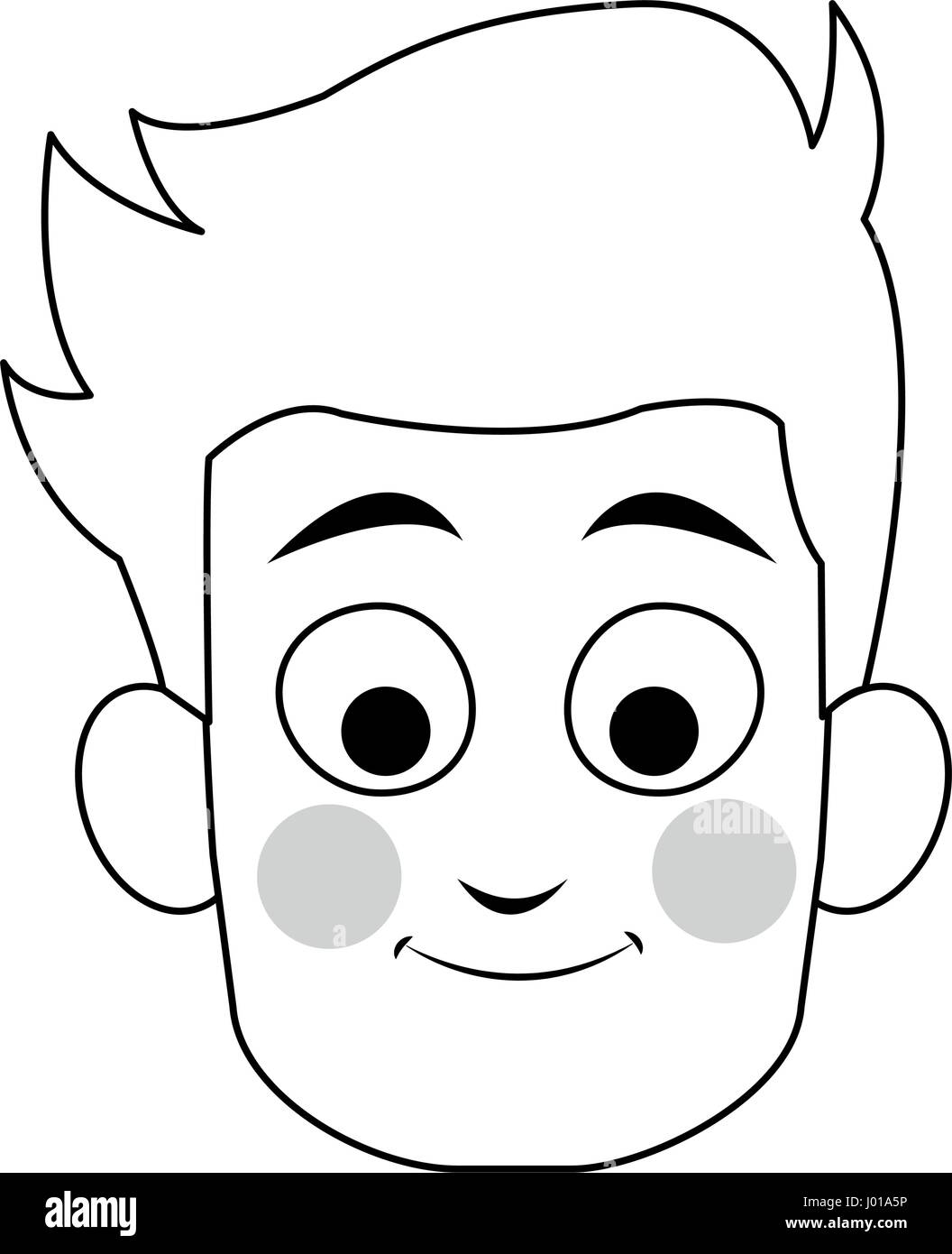 boy cartoon icon Stock Vector Image & Art - Alamy