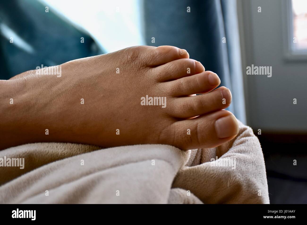 Bare human foot Stock Photo - Alamy