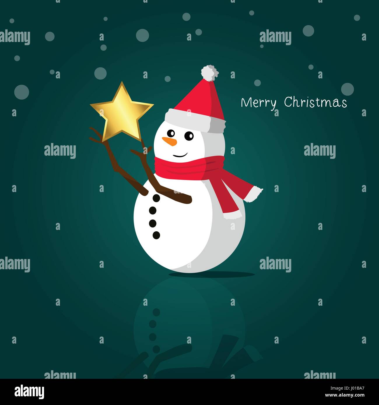 Santa hat golden star Stock Vector Images - Alamy