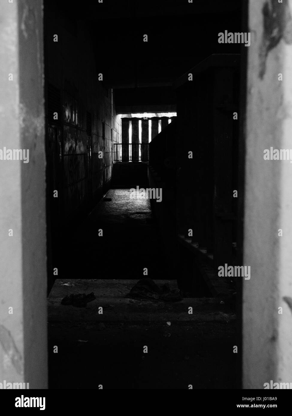 Scary shadow Black and White Stock Photos & Images - Alamy