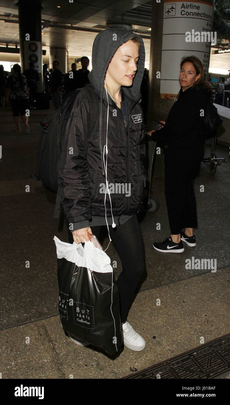 Riley Keough arrives at Los Angeles International Airport (LAX ...