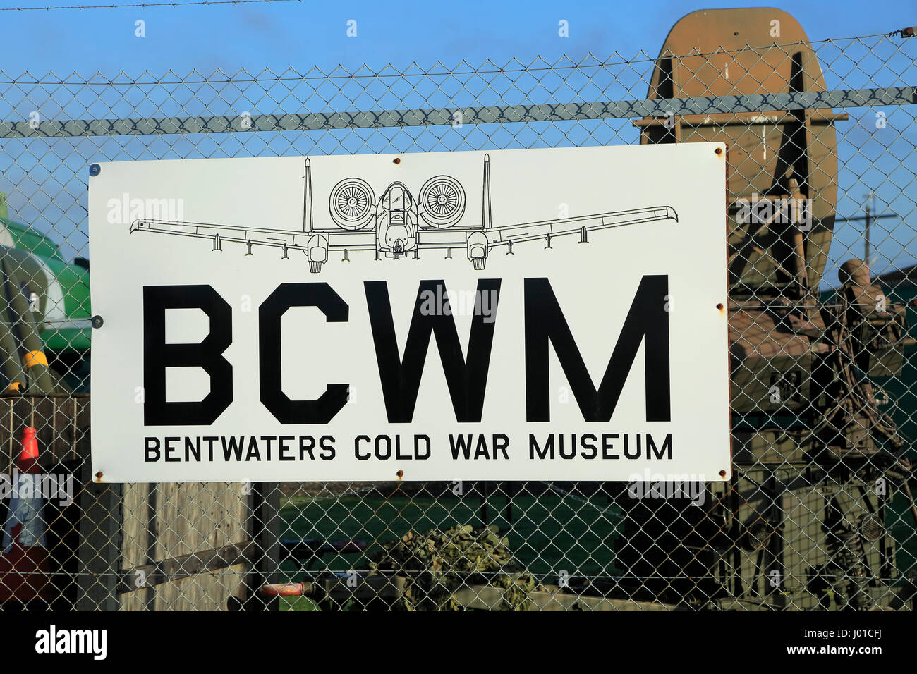 Sign Bentwaters Cold War museum, Bentwaters Park, Rendlesham, Suffolk ...
