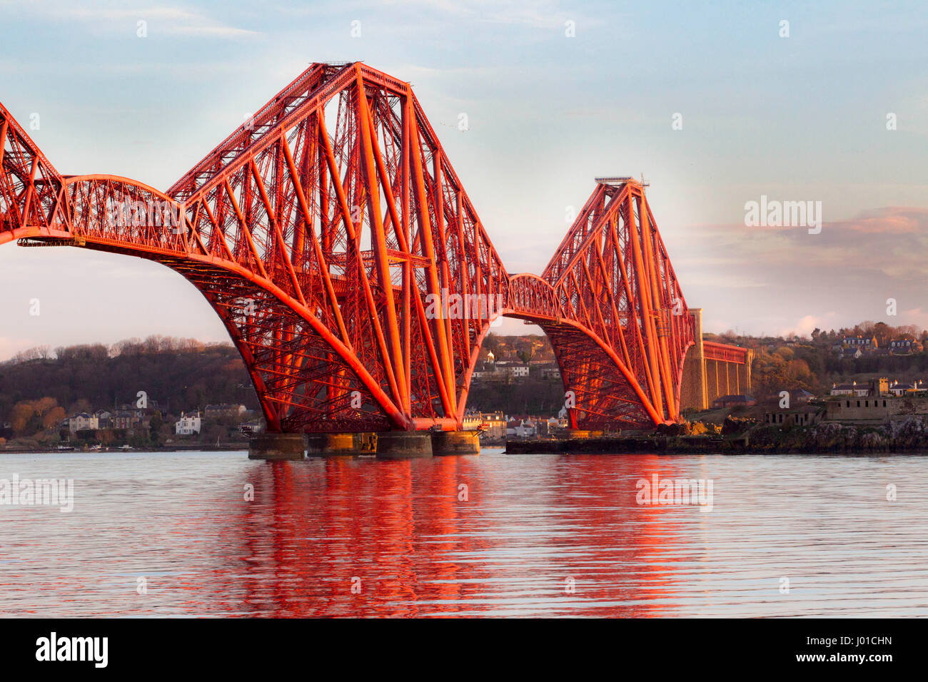 Forth Rail Bridge at dawn Stock Photo - Alamy