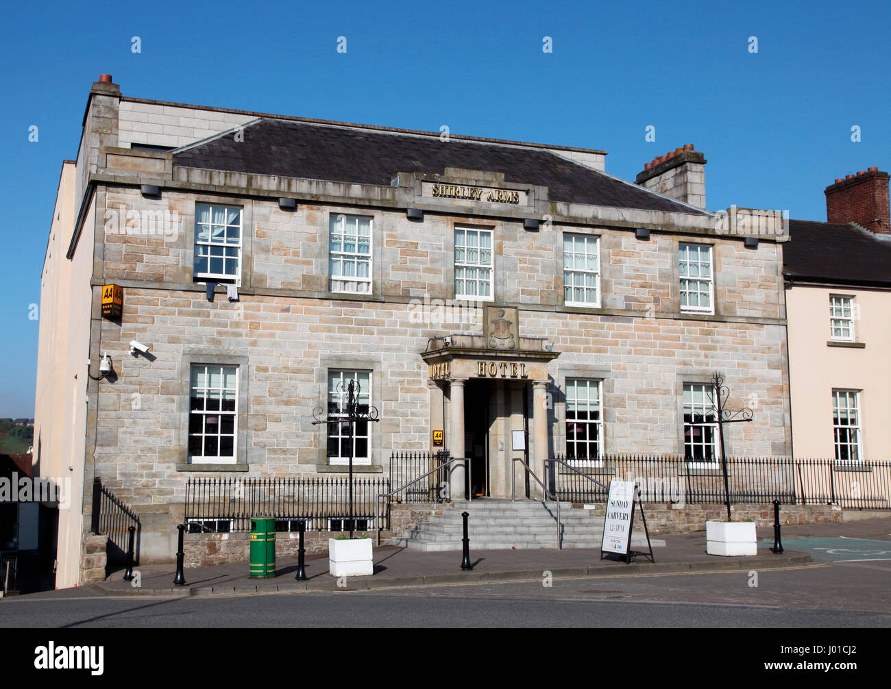 Shirley Arms Hotel, four star AA hotel, Carrickmacross Stock Photo - Alamy