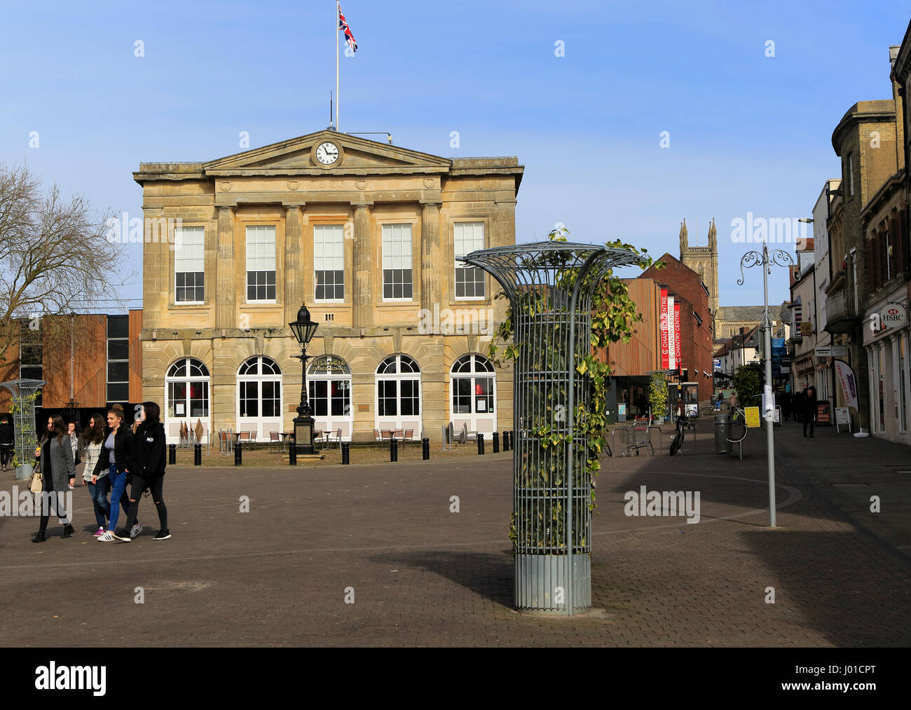 Georgian architecture of Guildhall building, Andover, Hampshire ...