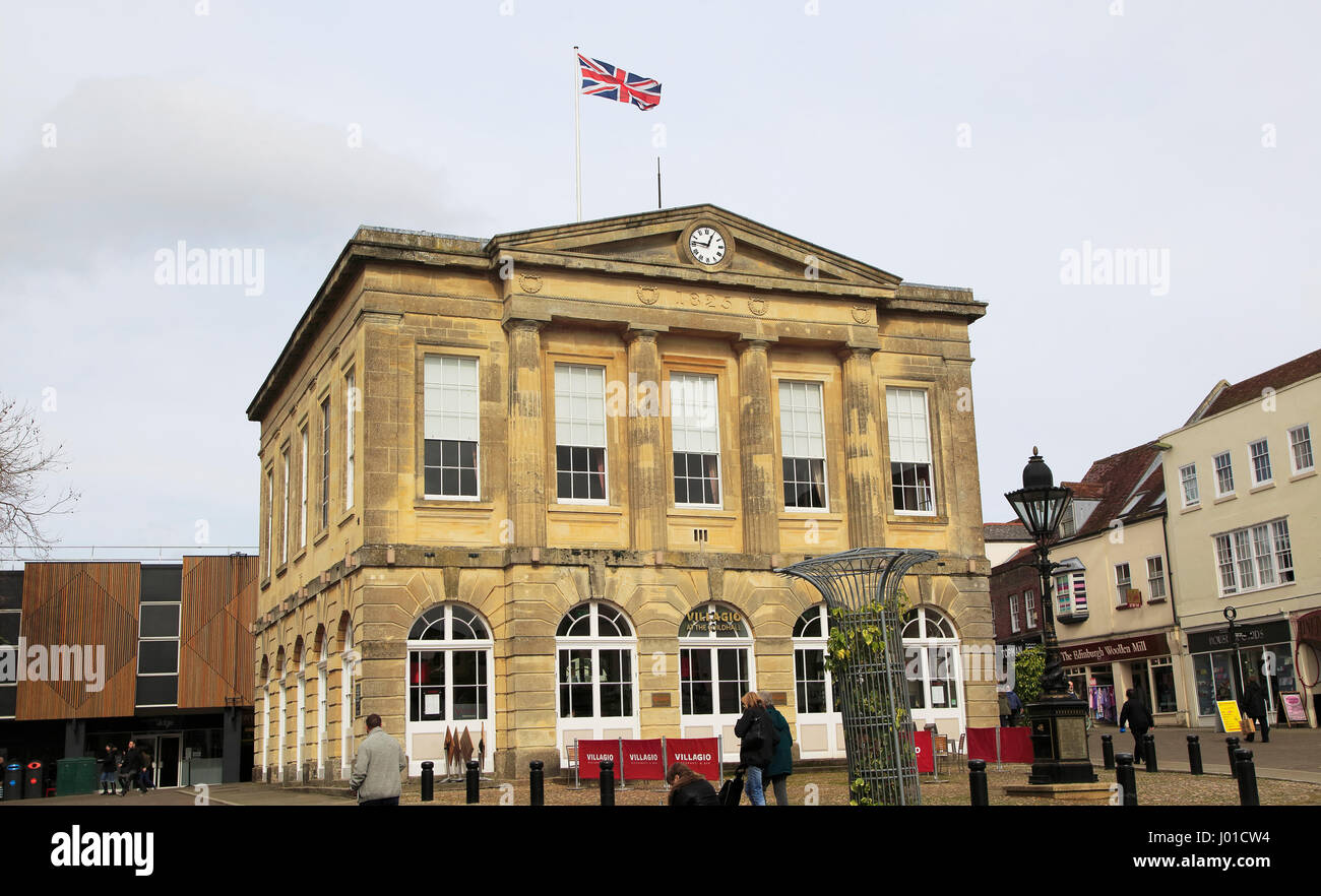 Georgian architecture of Guildhall building, Andover, Hampshire ...