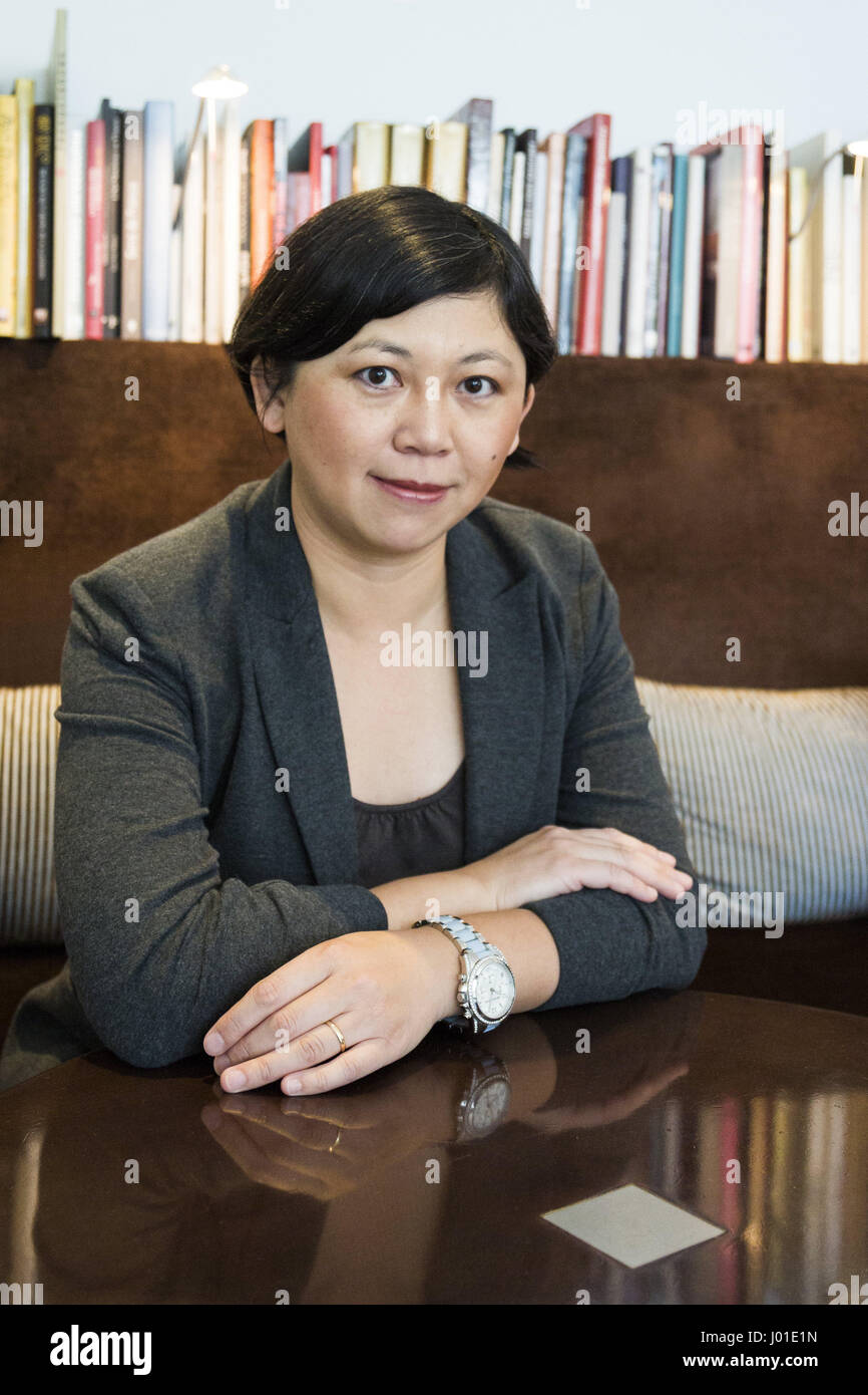 Portrait of Yiyun Li 23/09/2015 ©Philippe MATSAS/Opale Stock Photo - Alamy