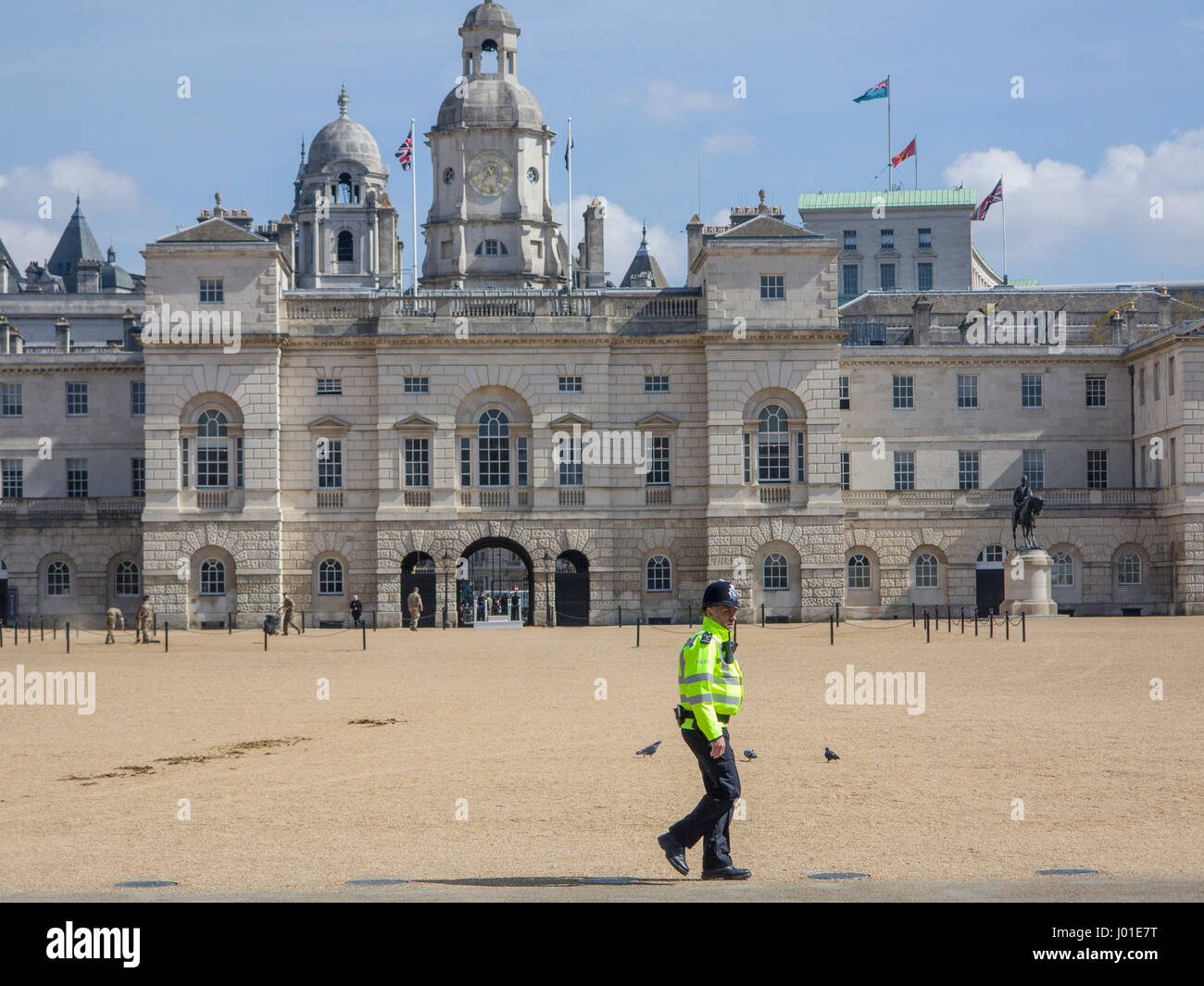 Horizontal english policeman hi-res stock photography and images - Alamy