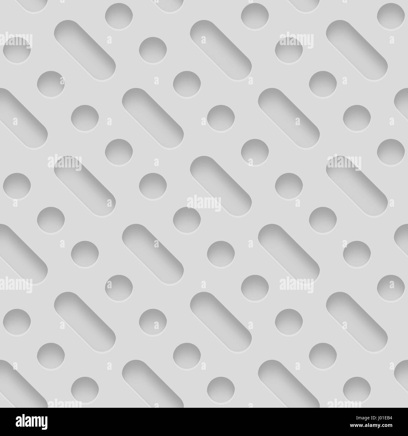 Seamless Patterns With Beveled Shapes. Abstract Grayscale Monochrome ...