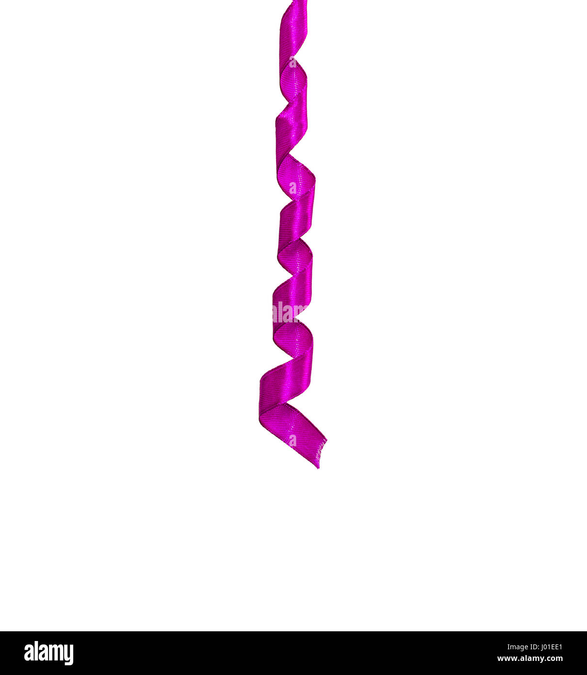 Purple ribbon isolated on white background Stock Photo - Alamy