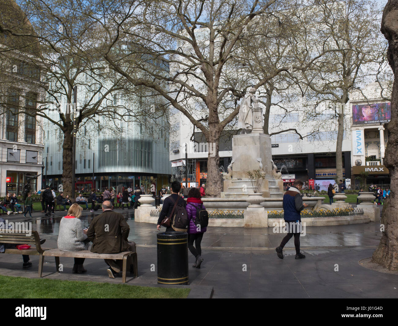 Leicester water fountain hi-res stock photography and images - Alamy