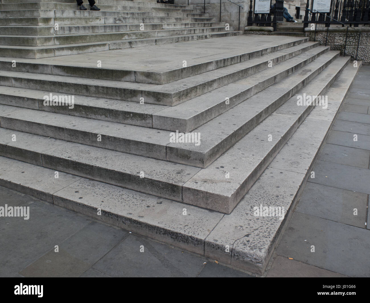 steps St Martin in the Fields Charing Cross London Stock Photo - Alamy